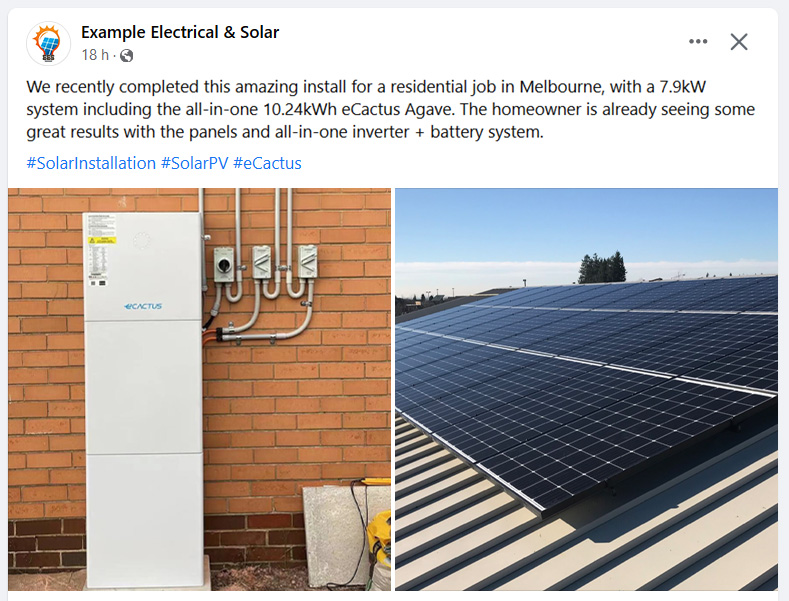 eCactus’s $100 Installer Cashback Promo | Austra Energy